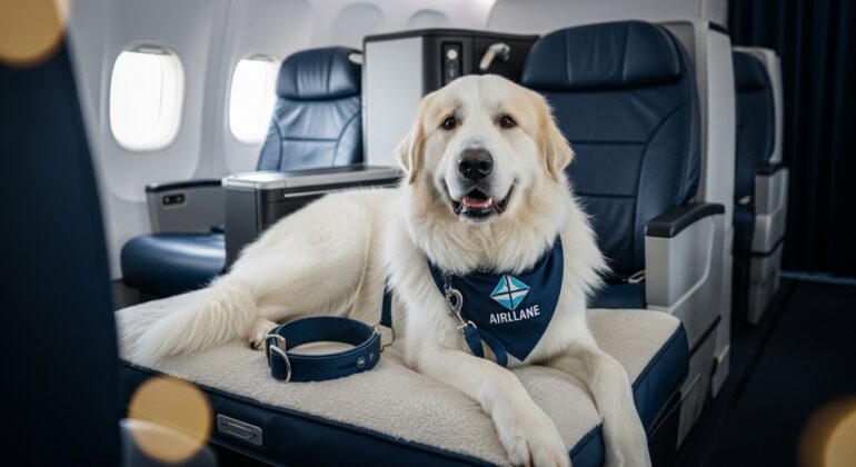 7 Airlines Allowing Large Dogs in Cabin for International Flights