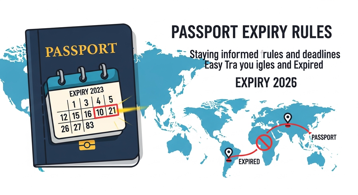 Passport Expiry Rules: 97 Countries Requiring 6 Months Validity